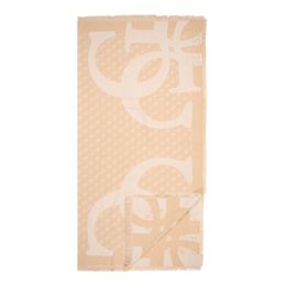 Guess Tuch'JACQUARD KEFIAH 135X135' Damen Gr&ouml;&szlig;e One Size gelb / pastellgelb