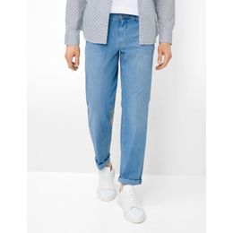 Eurex By Brax Herren Five-Pocket-Hose Style LASSE BLEACHED, denim hellblau, Gr. 32/36
