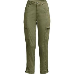 LANDS' END 7/8-Cargohose aus Lyocell-Mischung Mid Waist, Damen,  Gr&uuml;n, Baumwolle/Baumwoll-Mischung, by Lands' End
