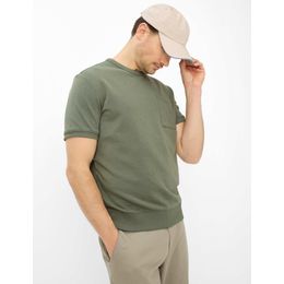Brax Herren Sweatshirt Style SULLY thyme Gr&uuml;n Khaki, gr&uuml;n - khaki, Gr. 4XL