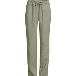 LANDS' END Relaxte Leinen-Schlupfhose, Damen,  Gr&uuml;n, Leinen, by Lands' End