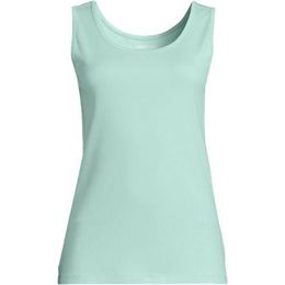 LANDS' END Baumwoll-Top, Damen,  Blau, Baumwolle, by Lands' End