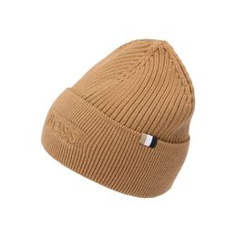 BOSS Beanie 'Magico_R' female Beige size One Size