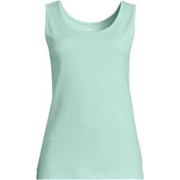 LANDS' END Baumwoll-Top, Damen,  Blau, Baumwolle, by Lands' End
