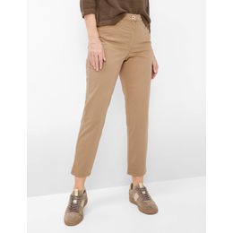 Raphaela by Brax Damen Five-Pocket-Hose Style CAREN 6/8 NOUGAT, hellbraun, Gr. 46