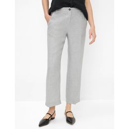 Brax Damen Culotte Style MAINE S GREY MELANGE, hellgrau, Gr. 46