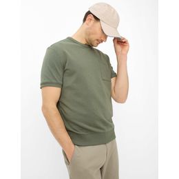 Brax Herren Sweatshirt Style SULLY thyme Gr&uuml;n Khaki, gr&uuml;n - khaki, Gr. L