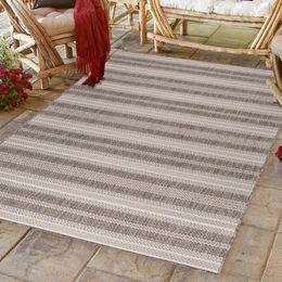 Outdoorteppich, B:120cm H:5mm L:170cm, beige, Ayyildiz Teppiche, Polypropylen, Teppiche, "SUNNY 4411", L&auml;ufer / Pflegeleicht / Strapazierf&auml;hig / In-