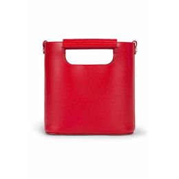 Gretchen Damen Schultertasche "Crocus Small Shoulderbag", rot, Leder, unifarben, Taschen, aus italienischem Rindsleder
