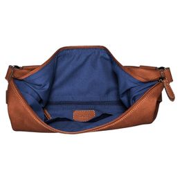 Gabor Damen Hobo "Malu", braun, Polyurethan, Polyurethan (PU), clean, gepflegt, unifarben, Taschen, aus weichem genarbtem Lederimitat mit