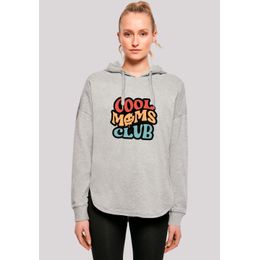 F4NT4STIC Damen Kapuzenpullover "Cooler Moms Club Muttertag Retro Vibe", grau, Gr. XS, Obermaterial: 100% Baumwolle, Pullover, Premium Qualit&auml;t