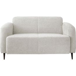 2-Sitzer Home Affaire, B:140cm H:76cm T:90cm, wei&szlig;, 100% Polyester, Sofas, "Marone"