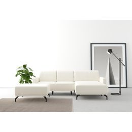 Sit & More Ecksofa SIT & MORE, B:251cm H:84cm T:163cm, beige, Wohnzimmer, Sofas, "Bailando L-Form", wahlweise mit Kopfteilverstellung und Vorziehsitz, motorisch