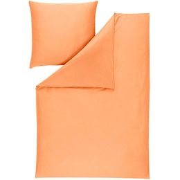 Bettw&auml;sche Estella450, apricot, Mako-Satin, Obermaterial: 100% Baumwolle, Bettw&auml;sche, "Valetta", Mako-Satin, 100% Baumwolle, mercerisiert