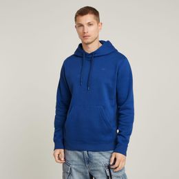G-Star Raw G-STAR Herren Kapuzensweatshirt "Premium Hoody"pilot, Gr. M, unifarben, Sweatware, Obermaterial: 55% Baumwolle, 45% Polyester, Sweatshirts