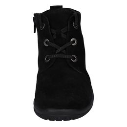 Waldl&auml;ufer WALDL&Auml;UFER Damen Winterboots "HESNA", Gr. 4,5, schwarz, Veloursleder, unifarben, Schuhe, Stiefelette, Schn&uuml;rboots in Komfortweite H = sehr weit