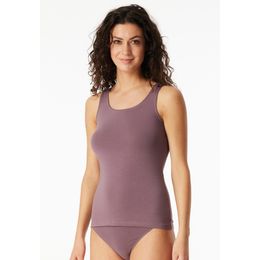 Schiesser Damen Unterhemd "Modern Multipacks", Gr. 40909, sortiert 3, Single Jersey, Obermaterial: 95% Baumwolle, 5% Elasthan, Unterhemden, mit