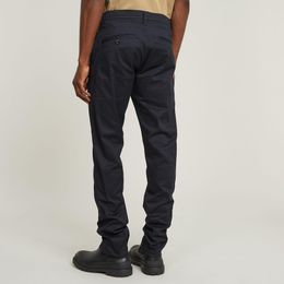 G-Star Raw G-STAR Herren Chinohose "Morry Tapered Chino", blau, Gr. 30, unifarben, Twill, Obermaterial: 97% Baumwolle, 3% Elasthan, Hosen, mit Paspeltaschen