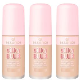 Essence Damen Foundation "Silky BLUR HYDRATING LONGWEAR FOUNDATION", 90mlnatur, Teint-Kosmetika