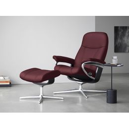 Relaxsessel stressless, B:82cm H:102cm T:72cm, rot, Leder BATICK: BATICK ist ein leicht korrigiertes, durchgef&auml;rbtes und genarbtes M&ouml;belleder, bei