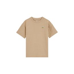 WE Fashion T-Shirt 'Puerto Montana' Jungen Gr&ouml;&szlig;e 110/116 beige / gelb / schwarz / wei&szlig;