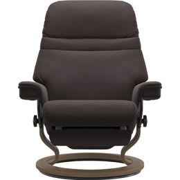 Relaxsessel stressless, B:88cm H:103cm T:78cm, braun, Leder BATICK: BATICK ist ein leicht korrigiertes, durchgef&auml;rbtes und genarbtes M&ouml;belleder, bei