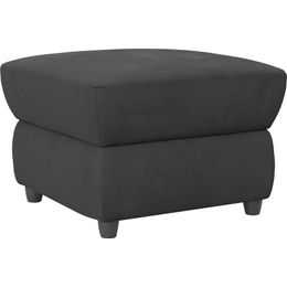 Hocker Home Affaire, B:68cm H:45cm T:68cm, grau, 100% Polyester, Wohnzimmer, Hocker, "Boston", mit Stauraum