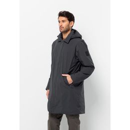 Jack Wolfskin Herren Funktionsmantel "KOENIGSBAU COAT M", grau, Gr. S, Hauptmaterial: 100% Polyester (recycled); Futter: 100% Polyester (recycled);