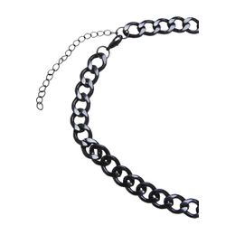 Urban Classics Damen Edelstahlkette "Urban Classics Unisex Big Chain Necklace", onesize, Eisen, schwarz, Eisen, Halsketten