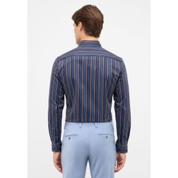 Eterna Herren Langarmhemd "SLIM FIT"navy, Gr. 37, Twill, 100% Baumwolle, Hemden, NON IRON (b&uuml;gelfrei)