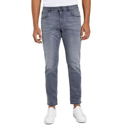 Tom Tailor Damen 5-Pocket-Jeans "Josh", grau, Gr. 30, leichte Abriebeffekte, Denim/Jeans, Obermaterial: 85% Baumwolle, 13% Polyester, 2% Elasthan,