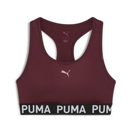 Puma Damen Sport-BH "4KEEPS Elastic BH Damen", Gr. XS, rot, 85% Polyester, 15% Elasthan, BHs