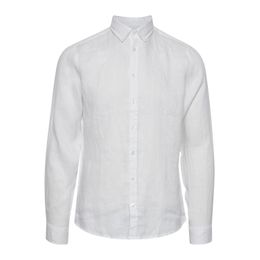 Casual Friday Herren Langarmhemd "Langarmhemd CFAnton", wei&szlig;, Gr. XL, Obermaterial: 100% Leinen LI., Hemden