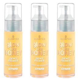 Essence Damen Primer "glow like HONEY DEWY PRIMER", 90mlgoldfarben, Teint-Kosmetika