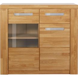 Kommode OTTO HOME, B:100cm H:90cm T:40cm, braun, Holz teilmassiv, Wohnzimmer, Sideboards, "Kolding", teilmassiv