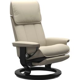 Relaxsessel stressless, B:78cm H:101cm T:73cm, beige, Leder BATICK: BATICK ist ein leicht korrigiertes, durchgef&auml;rbtes und genarbtes M&ouml;belleder, bei