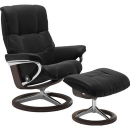 Relaxsessel stressless, B:79cm H:102cm T:44cm, schwarz, Leder BATICK: BATICK ist ein leicht korrigiertes, durchgef&auml;rbtes und genarbtes M&ouml;belleder,