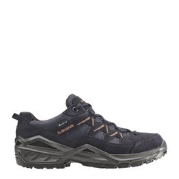 Lowa Herren Wanderschuh "SIRKOS EVO GORE-TEX LO", Gr. 41navy, braun, Leder, Textil, Schuhe, wasserdicht
