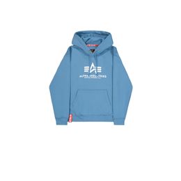 Herren Hoodie "Basic Hoodie BL", blau, Gr. XL, Alpha Industries, Obermaterial: 80% Baumwolle, 20% Polyester, Sweatshirts