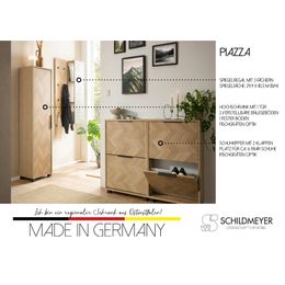 Schuhschrank Schildmeyer, B:59,8cm H:85,7cm T:19,5cmpistazienfarben, FSC-zertifizierter Holzwerkstoff, Flur, Schr&auml;nke, "Piazza, Breite 59,8 cm", Made