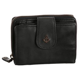 Harbour 2nd Damen Geldb&ouml;rse "Harbour Second Wallet Is", grau, Leder, Kleinlederwaren, Unisex Geldbeutel, Portemonnaie mit Anker-Schmuckelement
