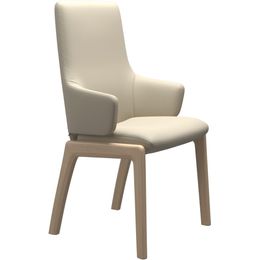 Polsterstuhl stressless, B:58cm H:105cm T:60cm, beige, Leder BATICK: BATICK ist ein leicht korrigiertes, durchgef&auml;rbtes und genarbtes M&ouml;belleder, bei