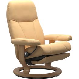 Relaxsessel stressless, B:85cm H:100cm T:77cm, beige, Leder BATICK: BATICK ist ein leicht korrigiertes, durchgef&auml;rbtes und genarbtes M&ouml;belleder, bei