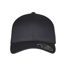Flex Cap Flexfit "Flexfit Accessoires Flexfit Wooly Combed Adjustable", Gr. onesize, schwarznavy, 63% Polyester, 34% Baumwolle, 3% Elasthan, unifarben, Caps