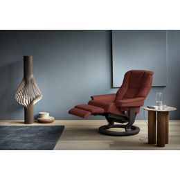 Relaxsessel stressless, B:79cm H:101cm T:77cm, rot, Leder BATICK: BATICK ist ein leicht korrigiertes, durchgef&auml;rbtes und genarbtes M&ouml;belleder, bei