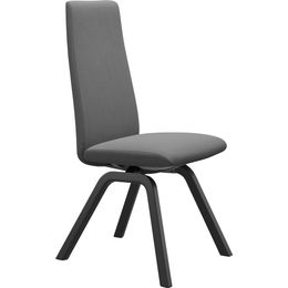 Polsterstuhl stressless, B:49cm H:105cm T:60cm, grau, Microfaser DINAMICA (88% Polyester, 12% Polyurethan), Esszimmer, St&uuml;hle, "Laurel", High Back,