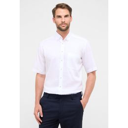 Eterna Herren Kurzarmhemd "COMFORT FIT"wei&szlig;, Gr. L, 48% Baumwolle, 52% Lyocell, Hemden, EASY IRON (b&uuml;gelleicht)