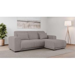 Ecksofa Home Affaire, B:234cm H:85cm T:162cm, grau, 100% Polyester, Wohnzimmer, Sofas, "BORNHOLM L-Form, B: 234 cm - OTTO. Verl&auml;ssliche Qualit&auml;t.",