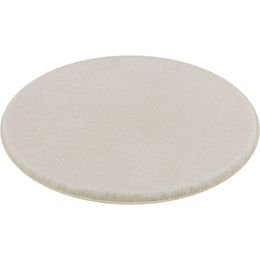 Badematte Kleine Wolke, H:30mm, beige, Polyacryl, Badematten, "RELAX, Badvorleger, Badezimmer Teppich", Badteppich, meliert, rechteckig, rund & als