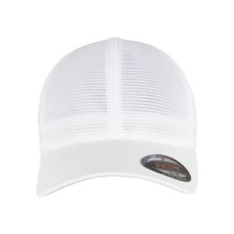 Flexfit Flex Cap "Flexfit Unisex Flexfit 360 OMNIMESH CAP"wei&szlig;, Gr. S, unifarben, 96% Polyester, 4% Elasthan, Caps